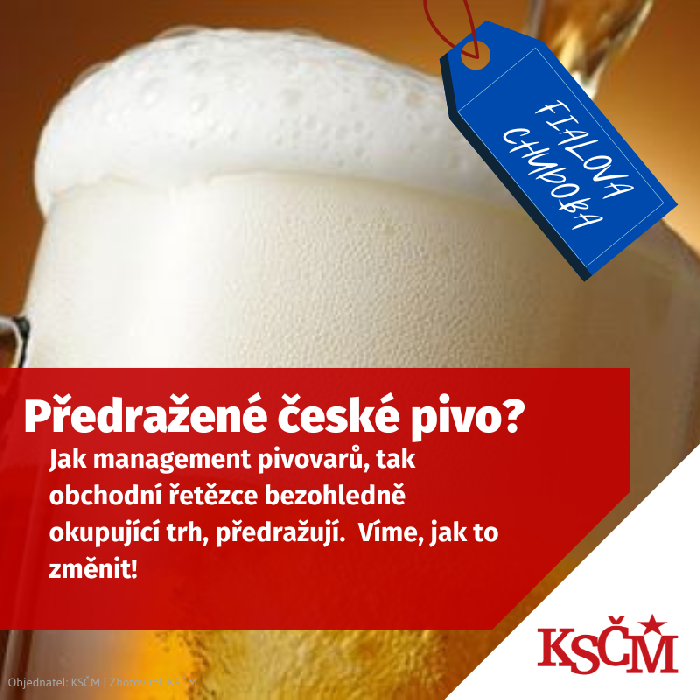 Předražené české pivo? :: Radikální levice Praha 10
